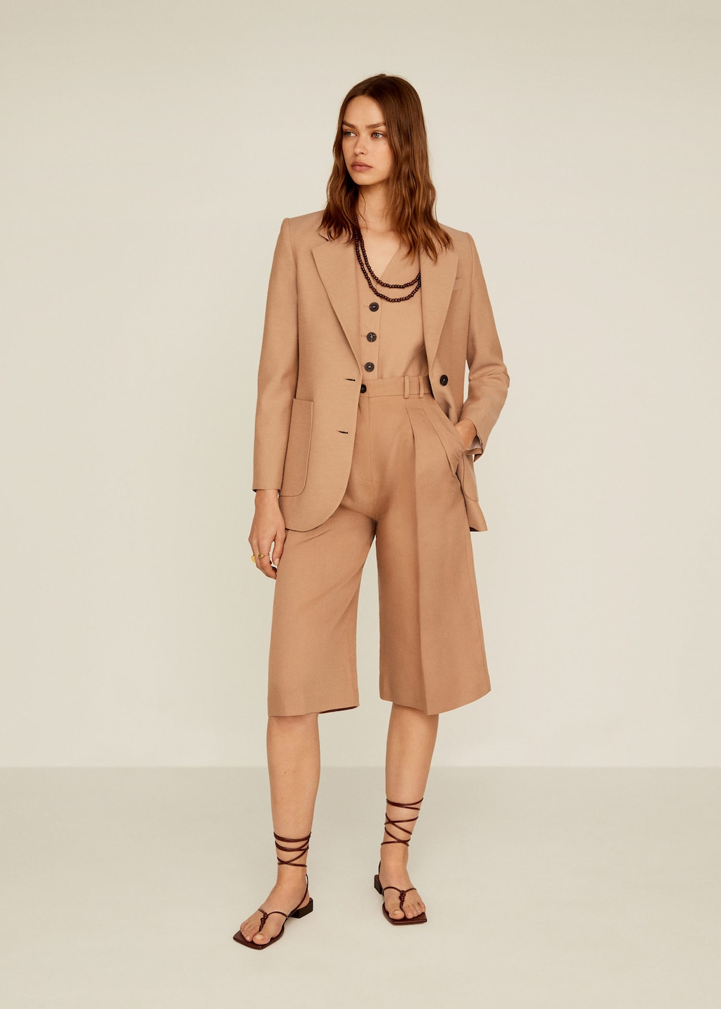 Mango + Structured Linen Jacket