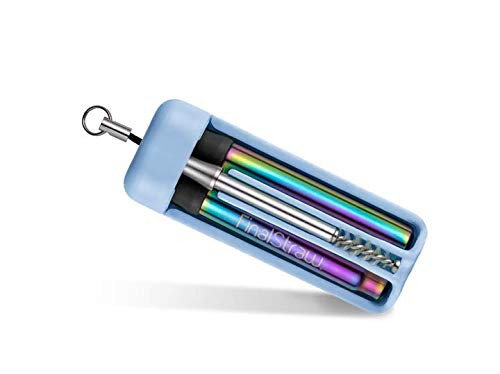 Final Straw + Reusable Drinking Straw With Portable Keychain Case