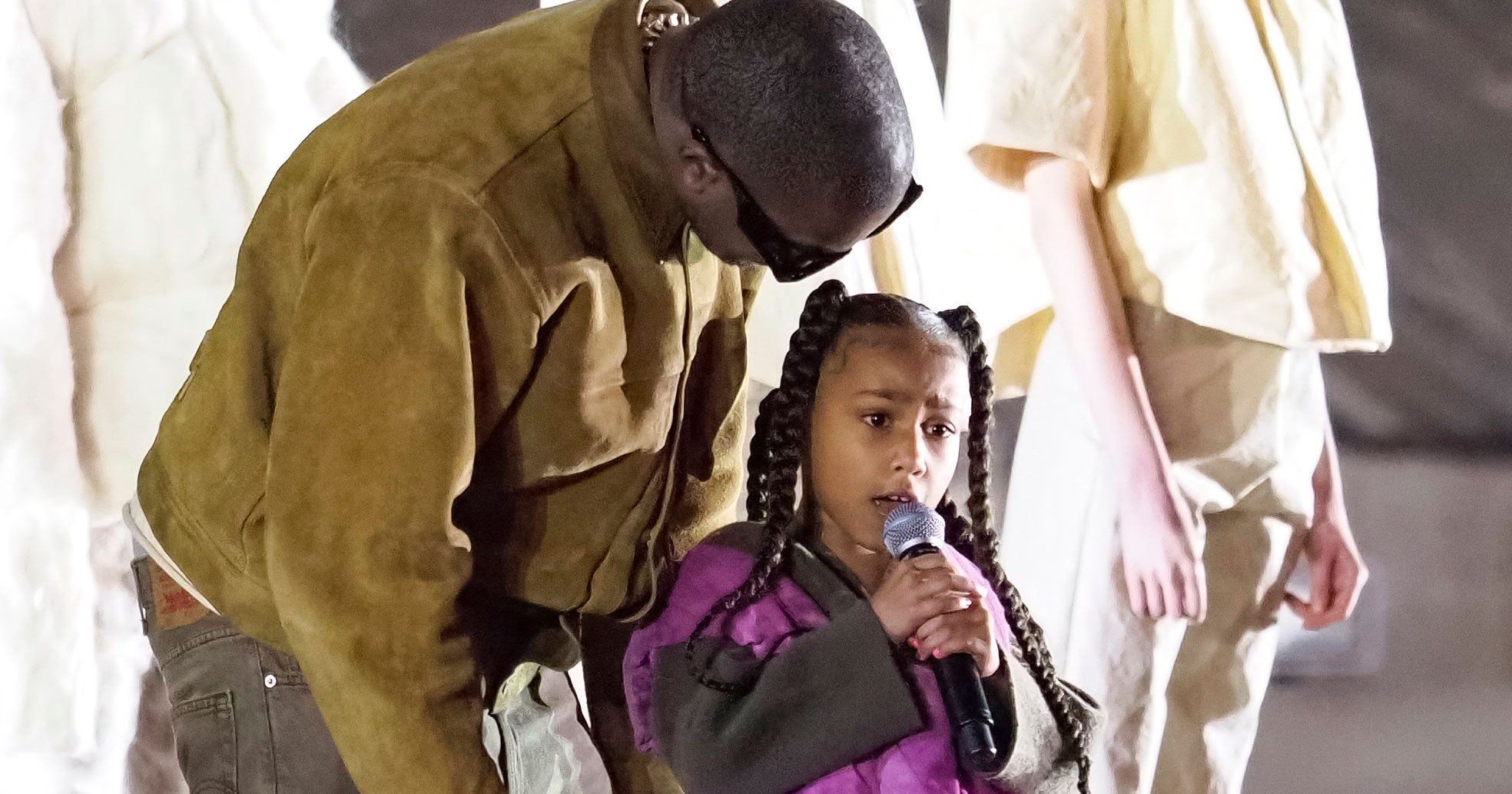 North West Performs Original Lyrics At Fashion Week