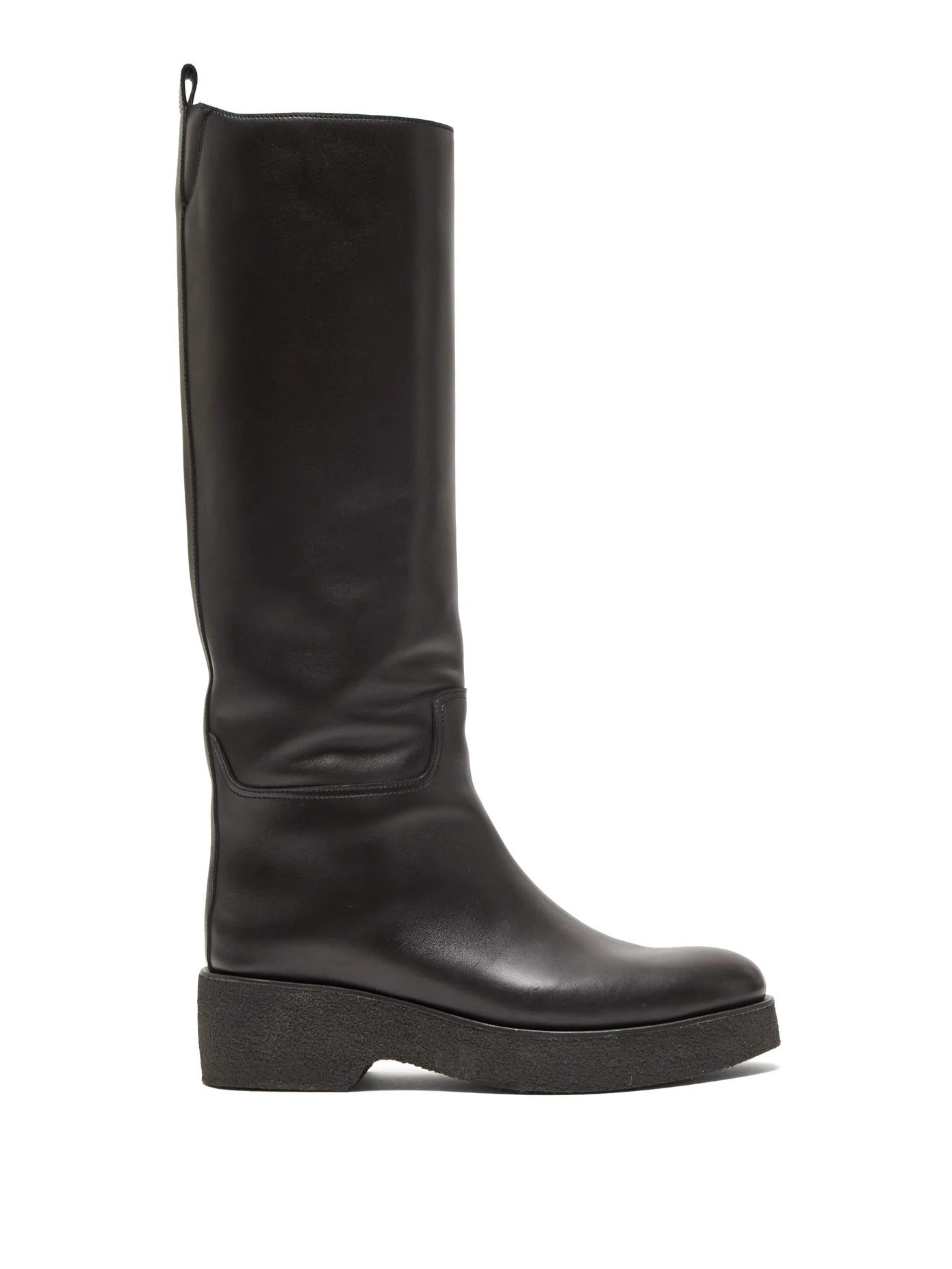 The Row + Motorbike Leather Boots