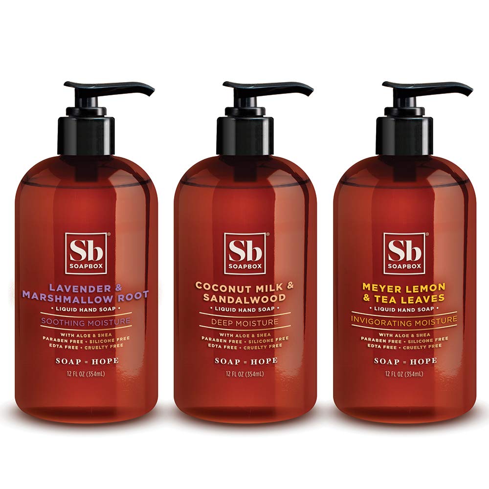 SoapBox + Moisturizing Hand Soap, (Pack of 3)