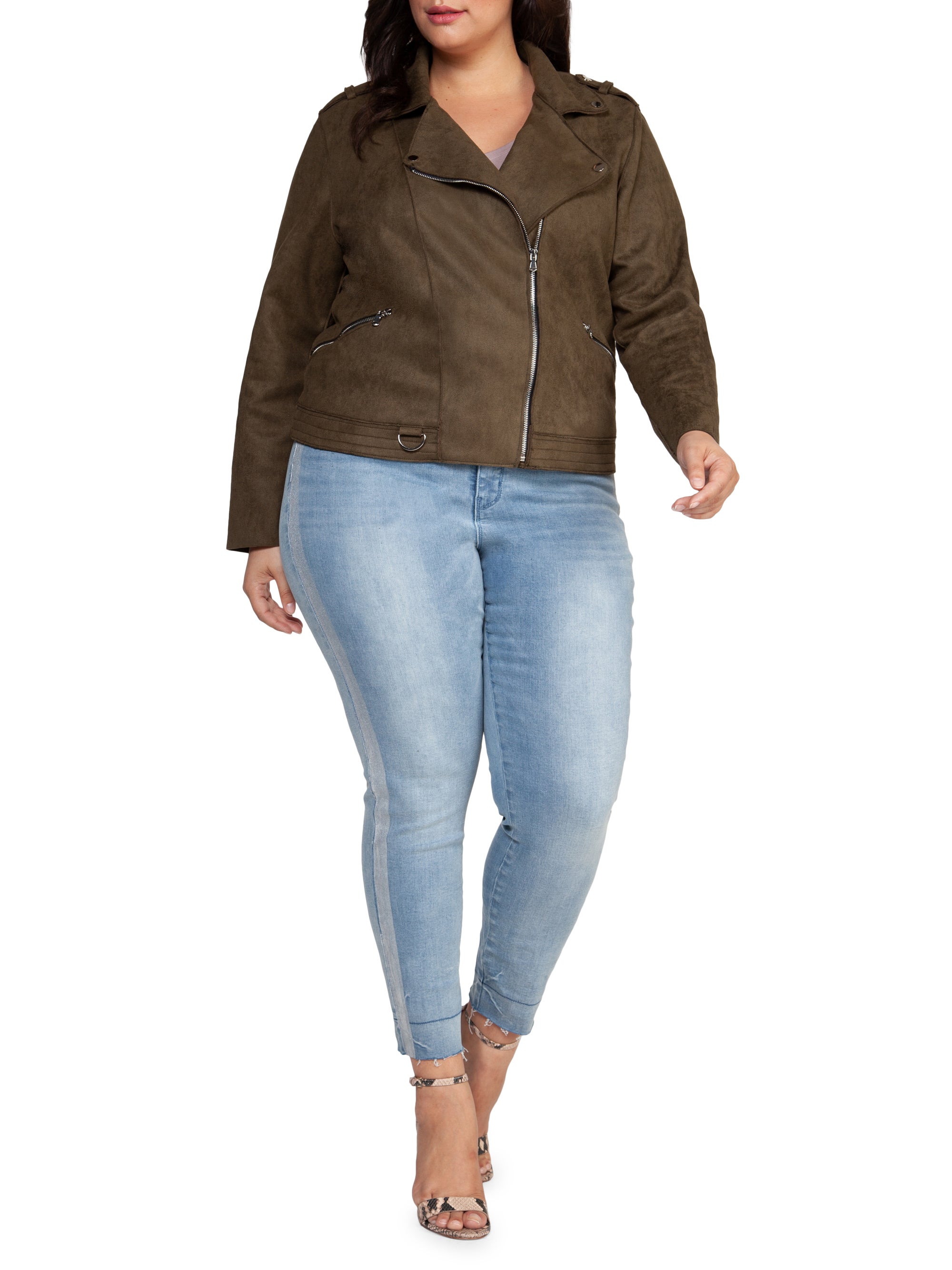 Dex + Plus Zip-Up Moto Jacket