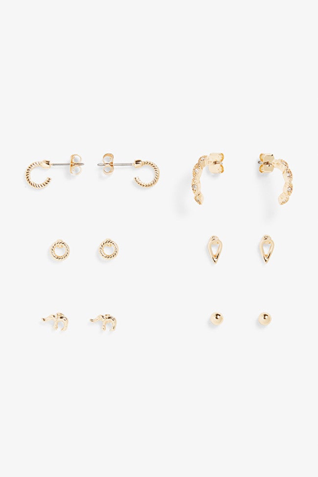 Monki + Assorted Stud Earrings