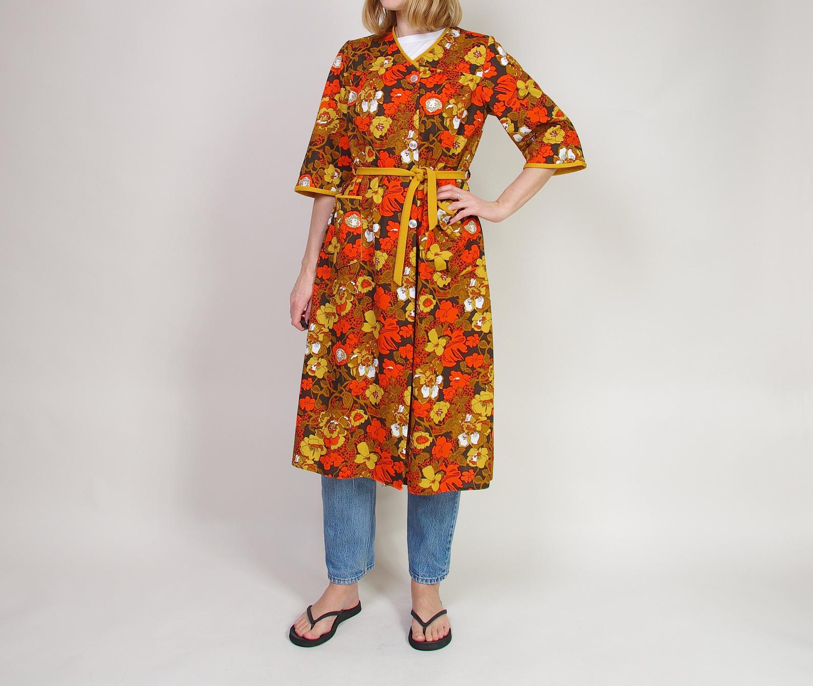only1copy + Vintage 70s Hippie Housecoat
