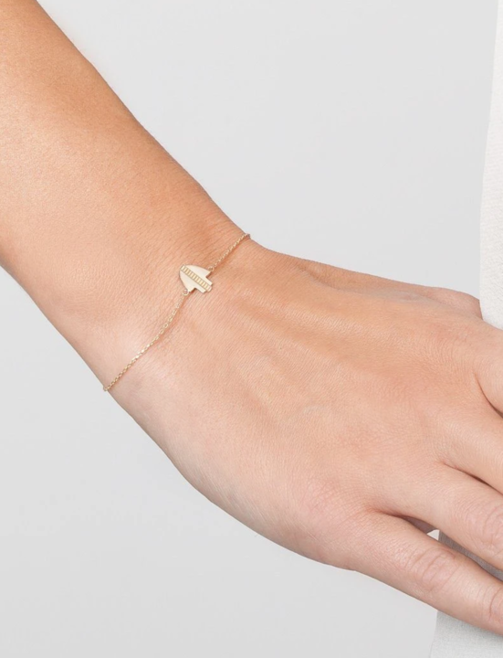 Aurate + Geometric Hamsa Bracelet