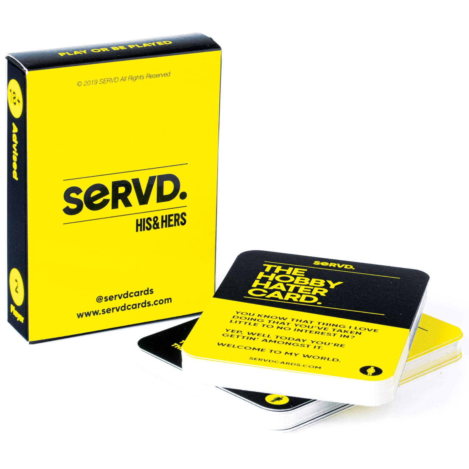 Servd His Hers The Hilarious New Real Life Couples Card Game For 