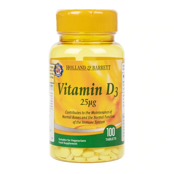 Holland & Barrett + Vitamin D3 100 Tablets