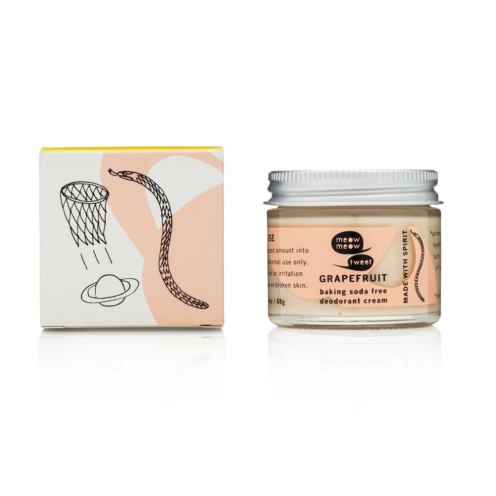 Meow Meow Tweet + BAKING SODA FREE deodorant cream