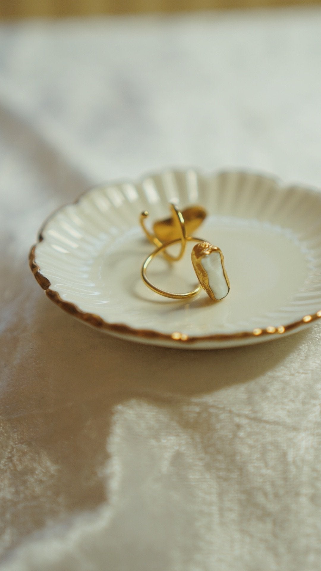 Saint Kojo + Mono Pearl Ring