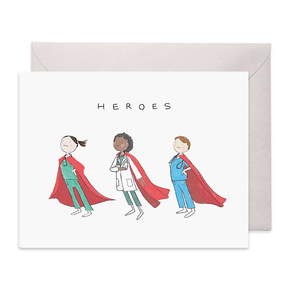 Paper Source + Healthcare Heroes Greeting Card