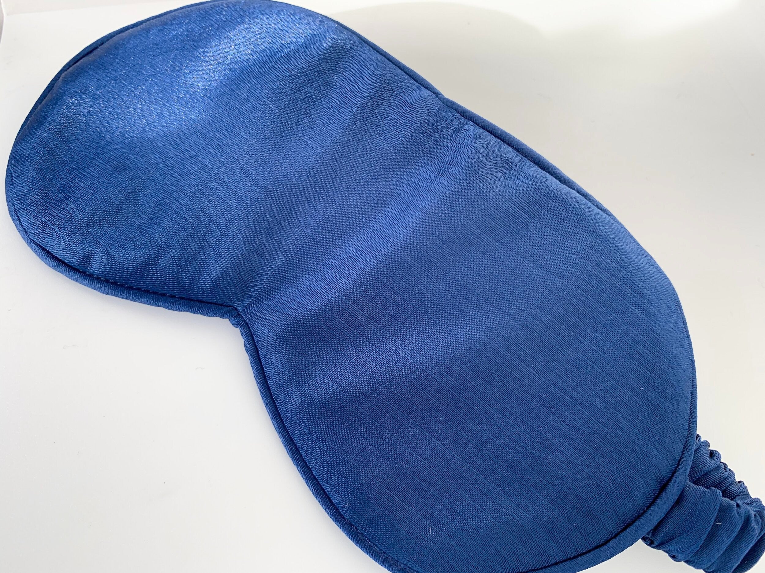 Prayers & Plans + Midnight-Blue Silk Sleep Mask