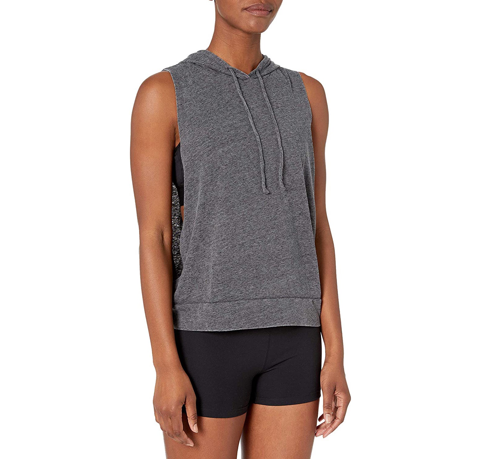 Core 10 + Women’s Tri-Blend Workout Tank Hoodie