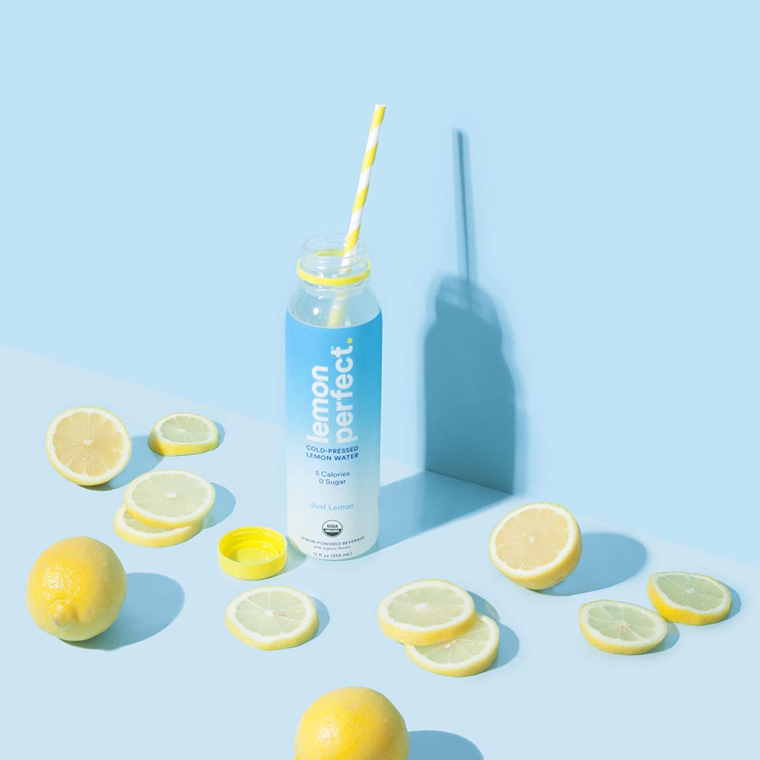 Lemon Perfect + Organic Cold-Pressed Lemon Water (12-Pack)