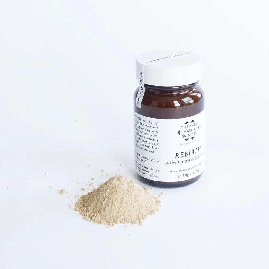 The Afro Hair & Skin Co + Rebirth Glow Recovery Clay Mask