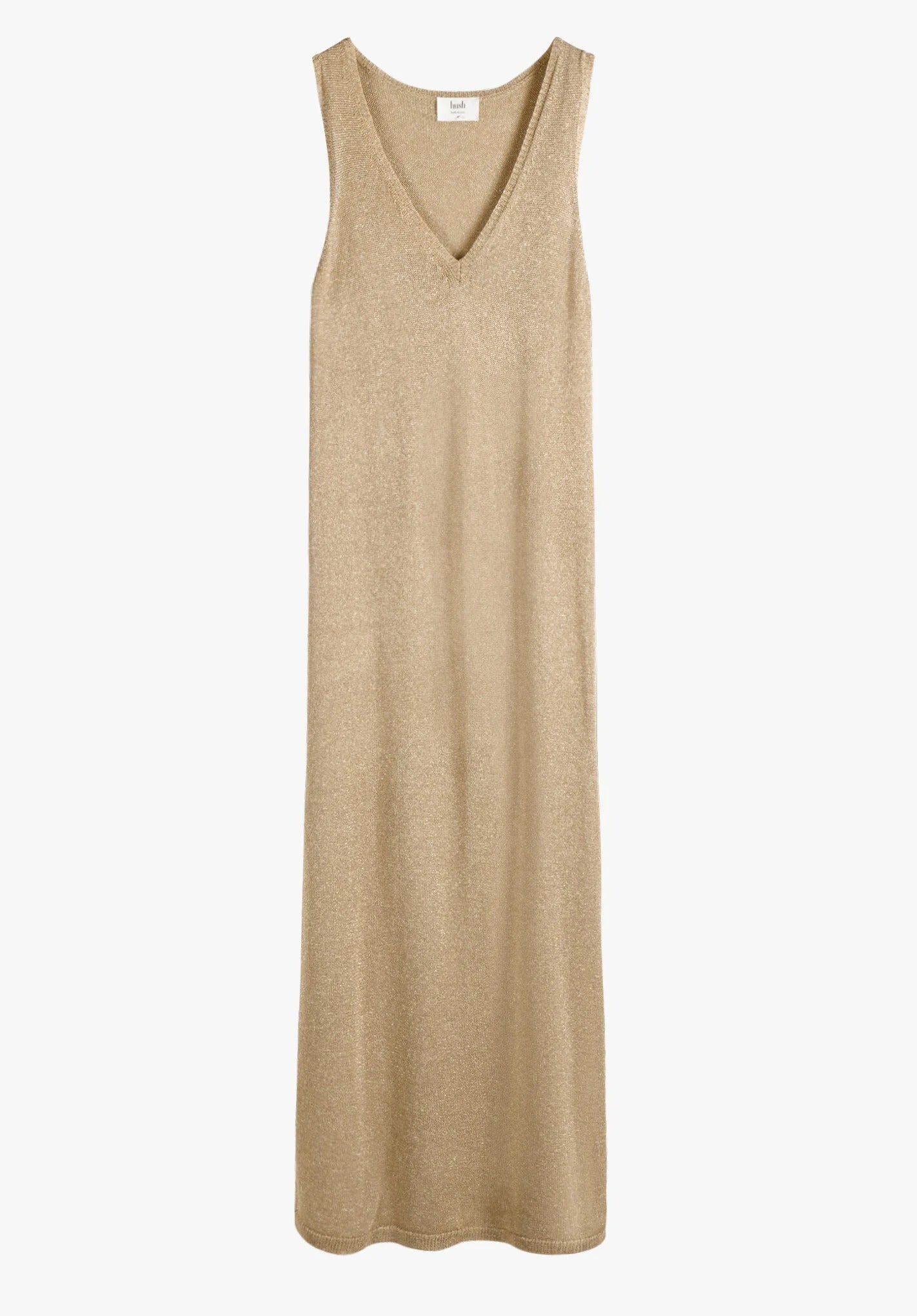 Hush + Leota Metallic Knit Dress