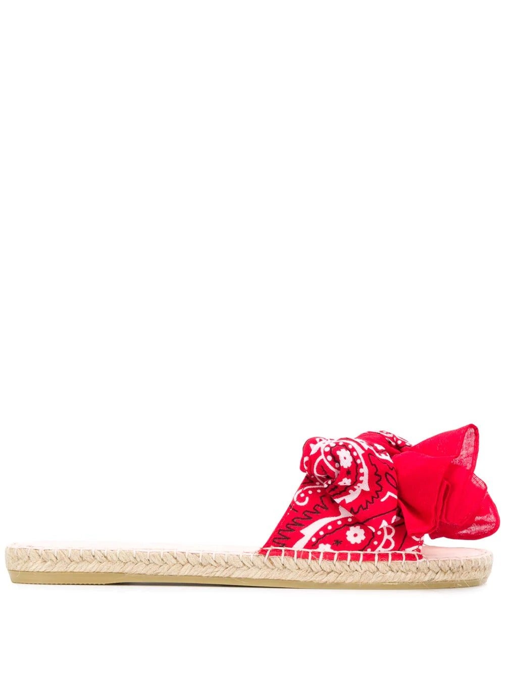 Manebi + Bandana-Print Slides