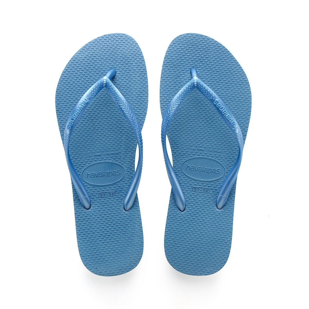 Havaianas + WOMEN’S SLIM FLIP FLOPS BLUE