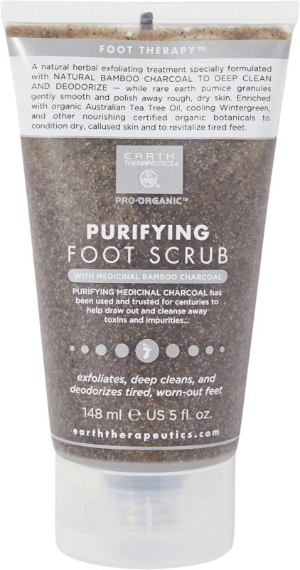 Earth Therapeutics + Charcoal Purifying Foot Scrub