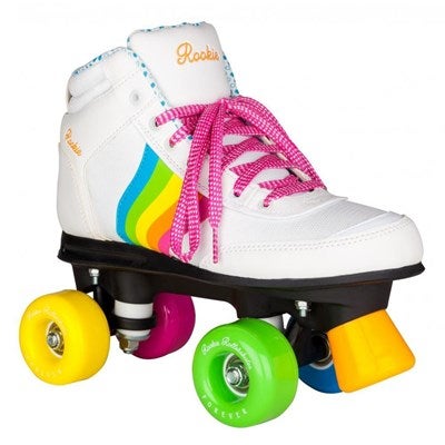 Rookie + Forever Rainbow Quad Roller Skates