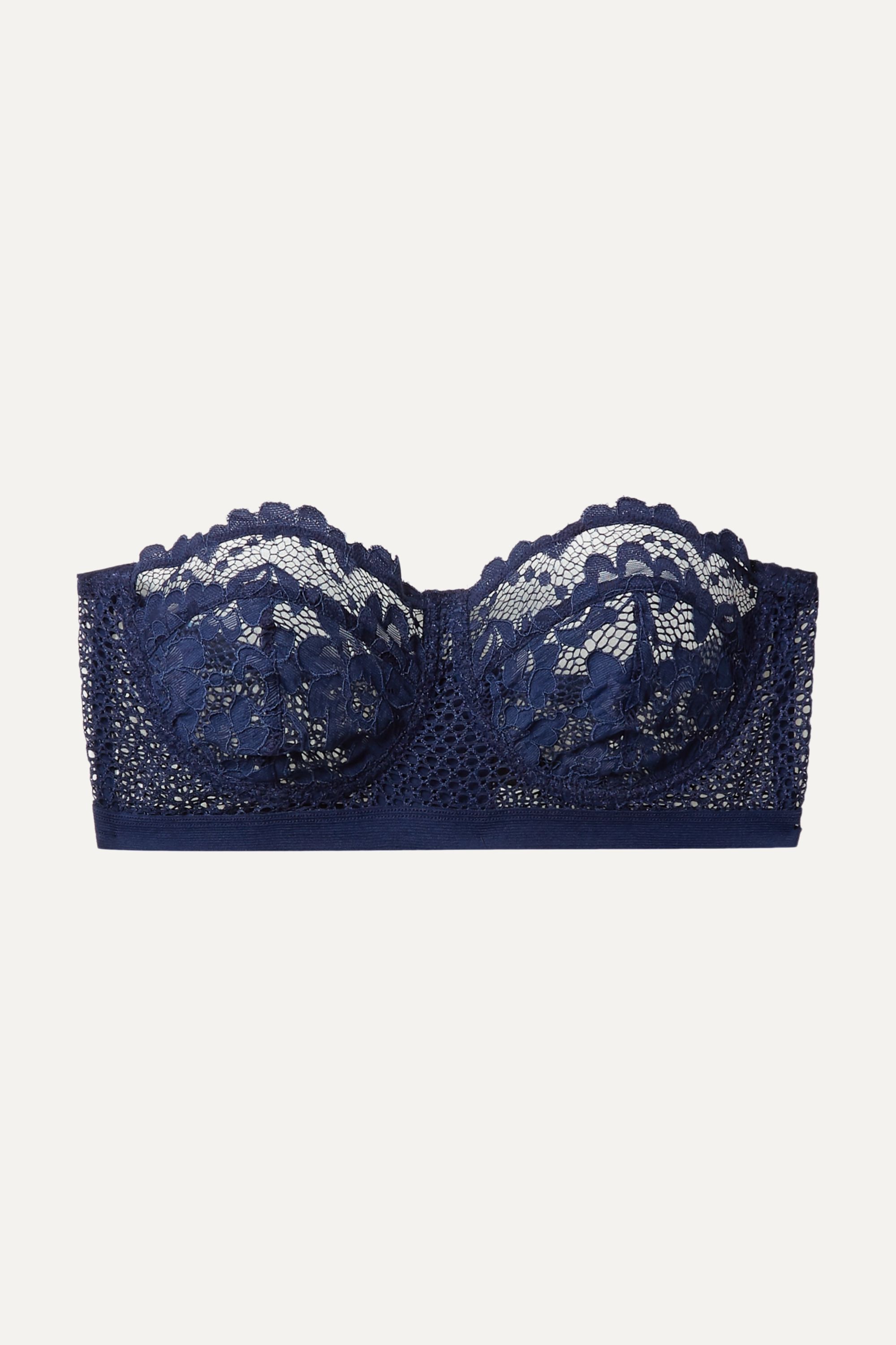 Else + Petunia Stretch Underwired Strapless Balconette Bra