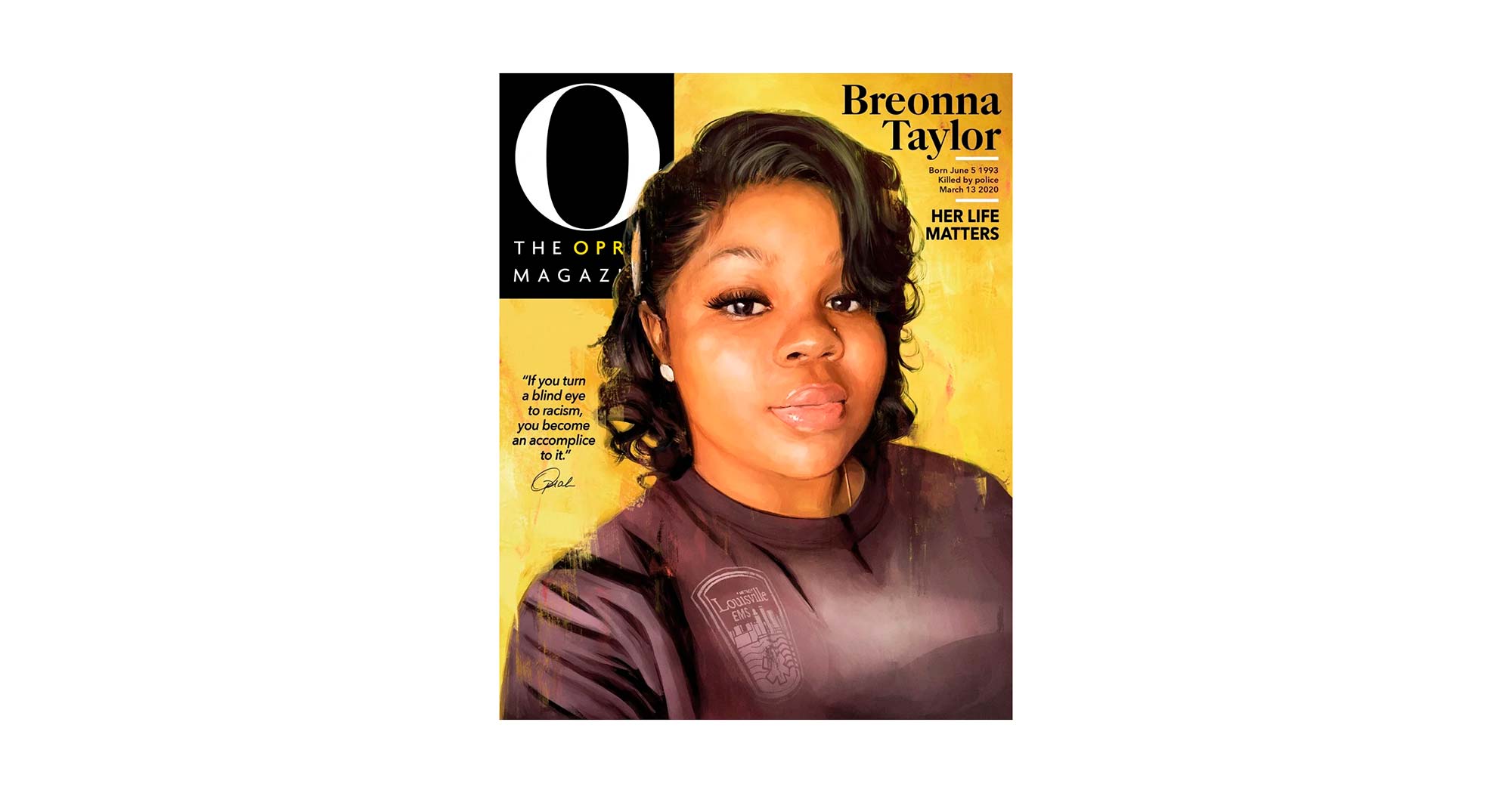 Oprah Honors Breonna Taylor With Magazine Cover
