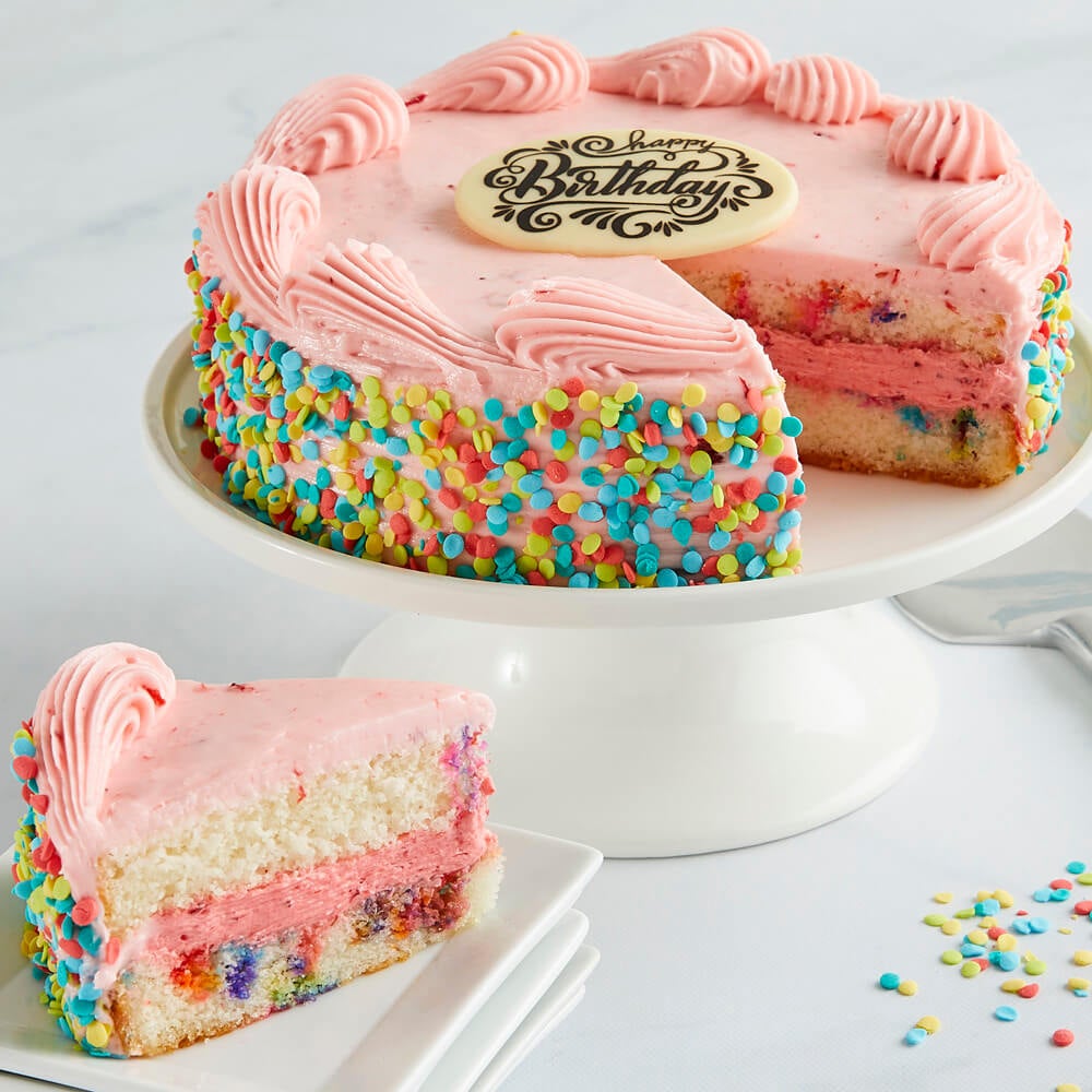 Bake Me A Wish + Strawberry Funfetti Cake
