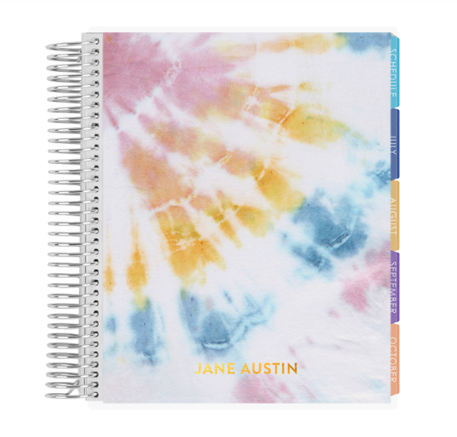 Erin Condren + Tie Dye Metallic Academic Planner