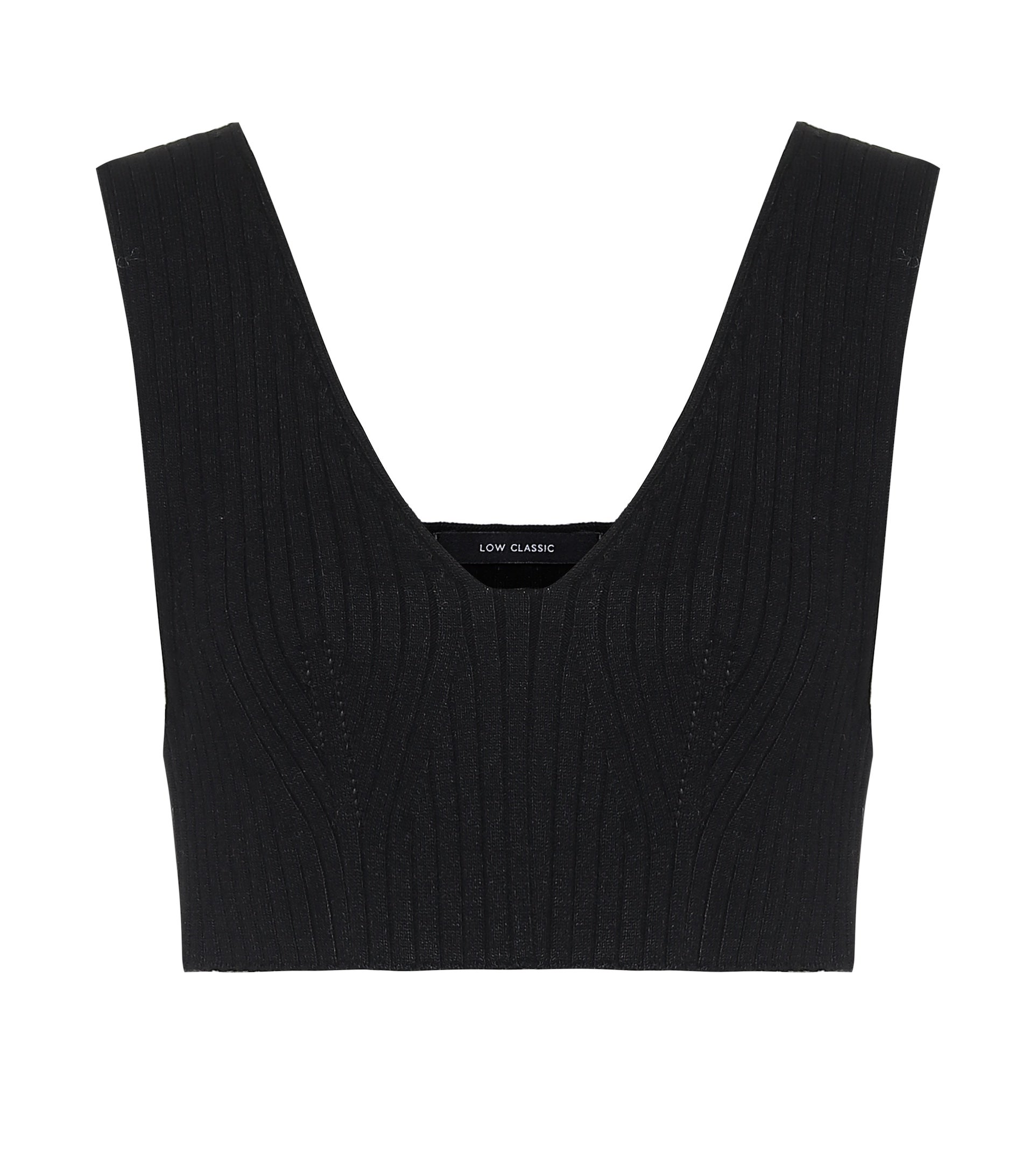 Low Classic + Low Classic Ribbed-Knit Crop Top