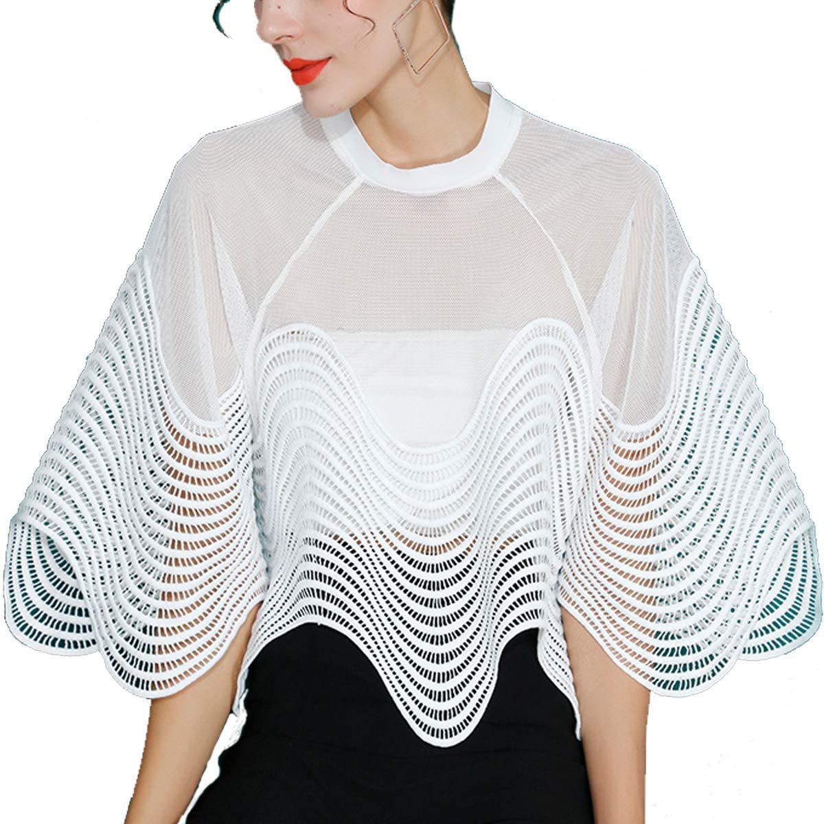 HONEYLOVE + Mesh Butterfly Top