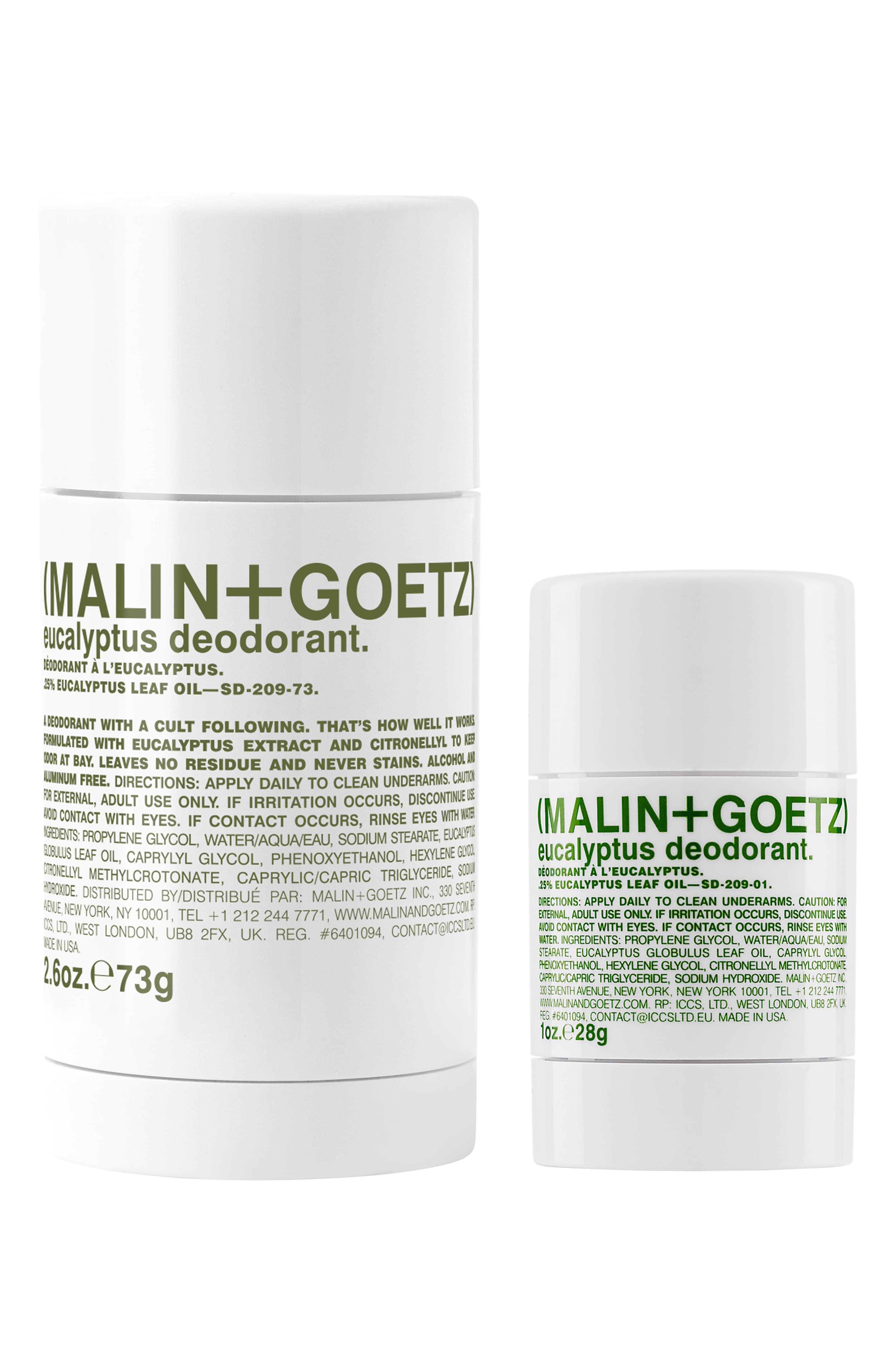 MALIN+GOETZ + Eucalyptus Deodorant Duo